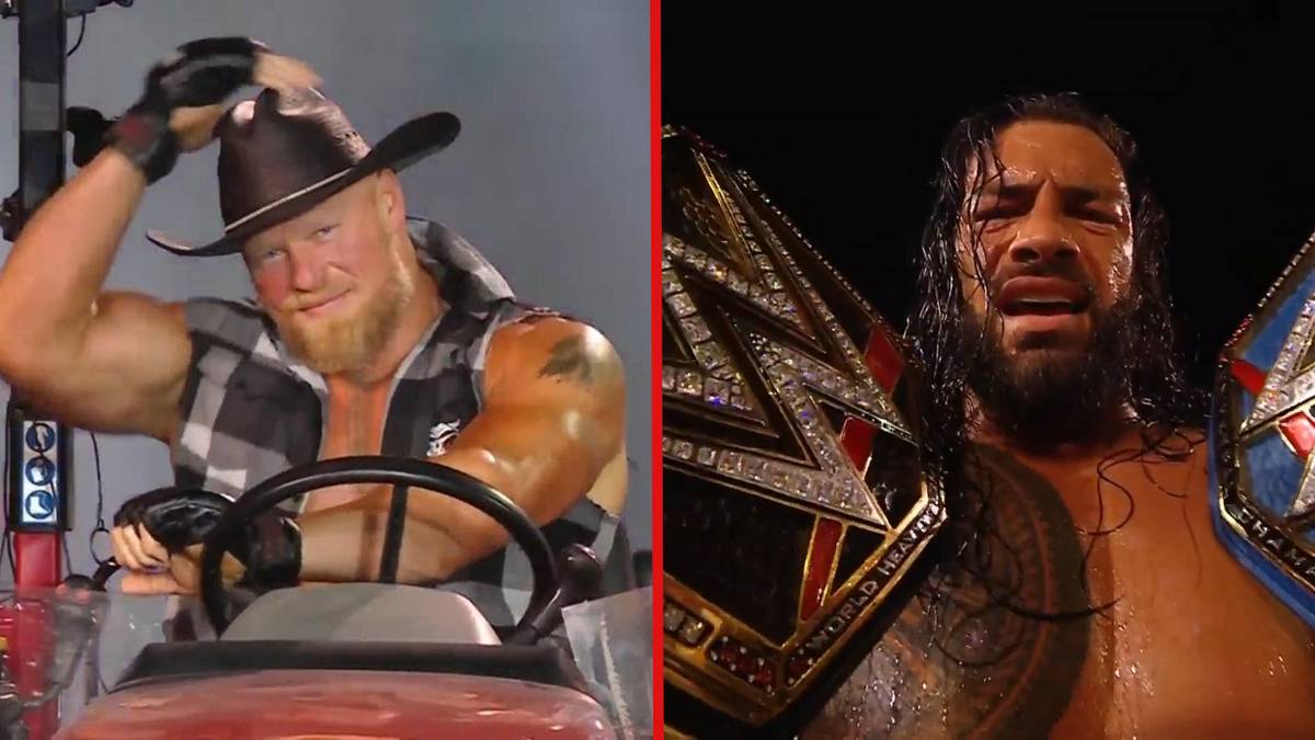 Roman Reigns Overcomes Brock Lesnar (And A Tractor) At WWE SummerSlam 2022