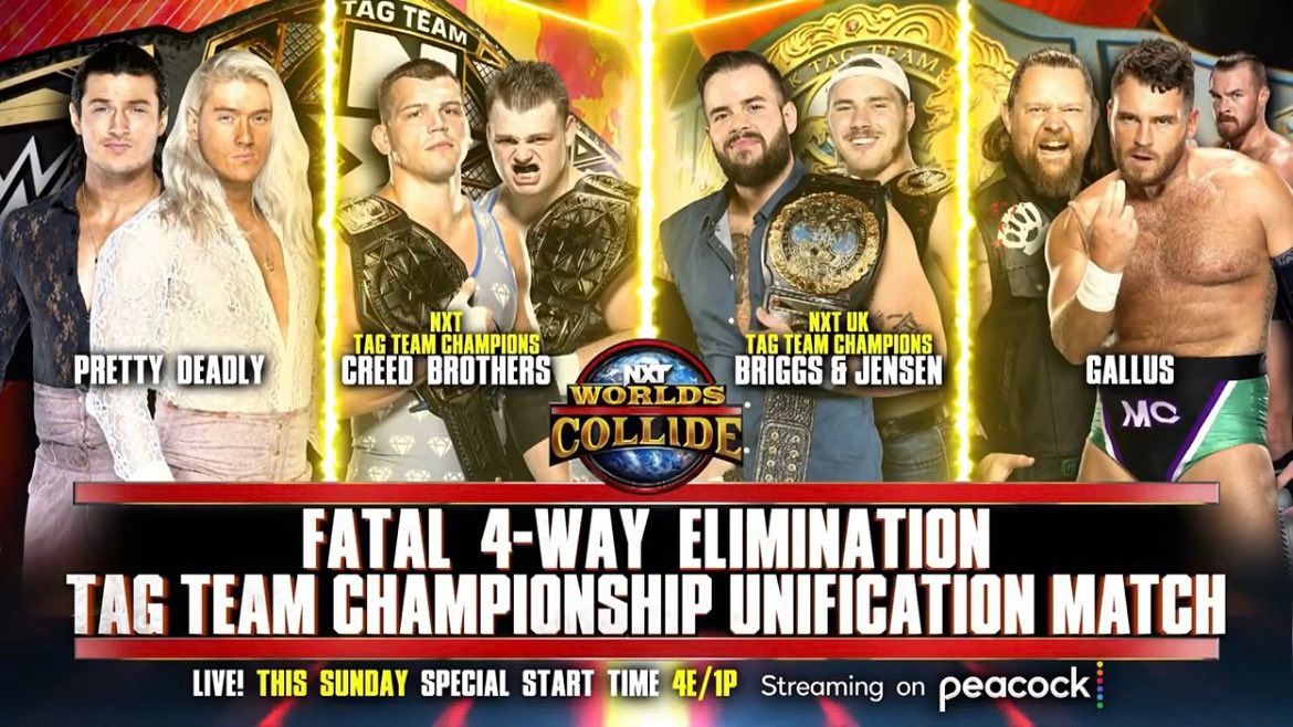 Three More Title Matches Added To NXT Worlds Collide