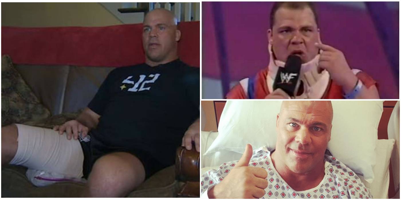 Every Major Injury Of Kurt Angle's Wrestling Career, Explained