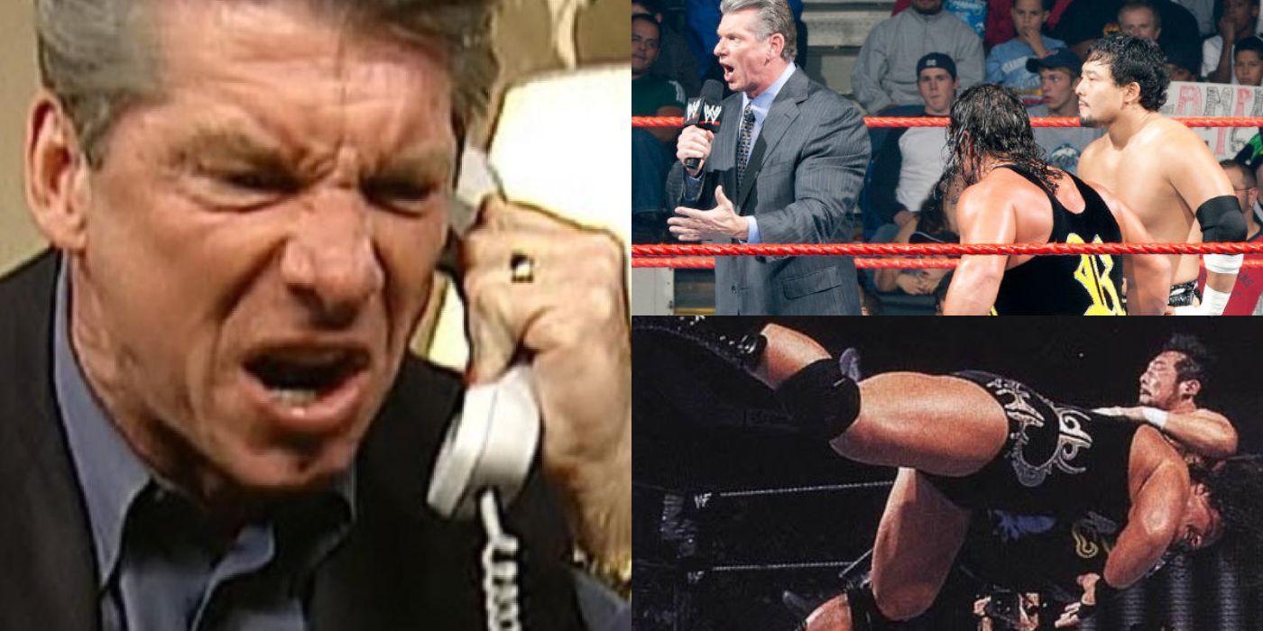 Tajiri Vs Rhyno: A WWE Match So Bad, Vince McMahon Stopped It Half-Way ...