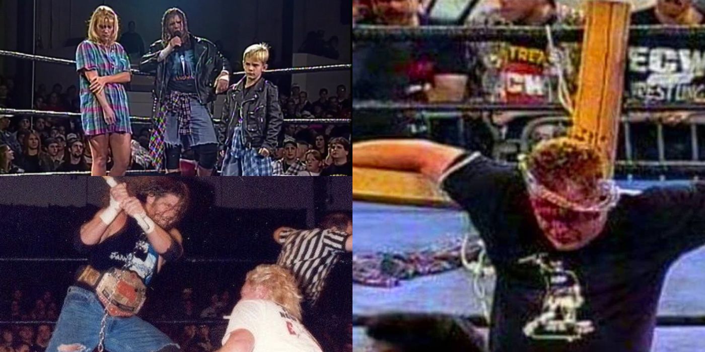 The Sandman Vs Raven: One Of The Most Emotional Feuds In ECW History