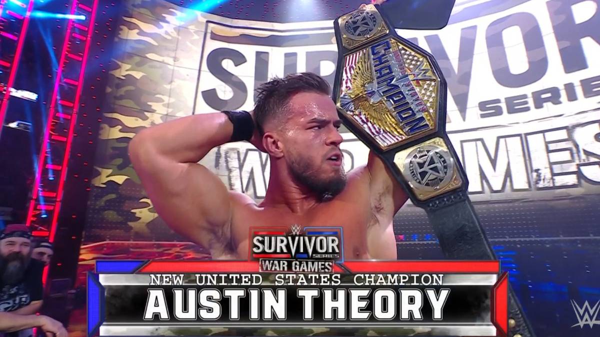 Austin Theory Wins US Title At Survivor Series