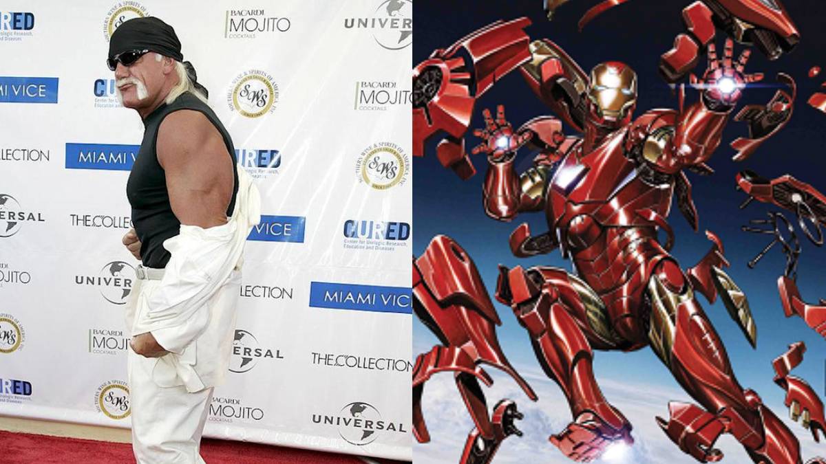 Hulk Hogan Was Actually A Character Inside An Iron Man Marvel Comic