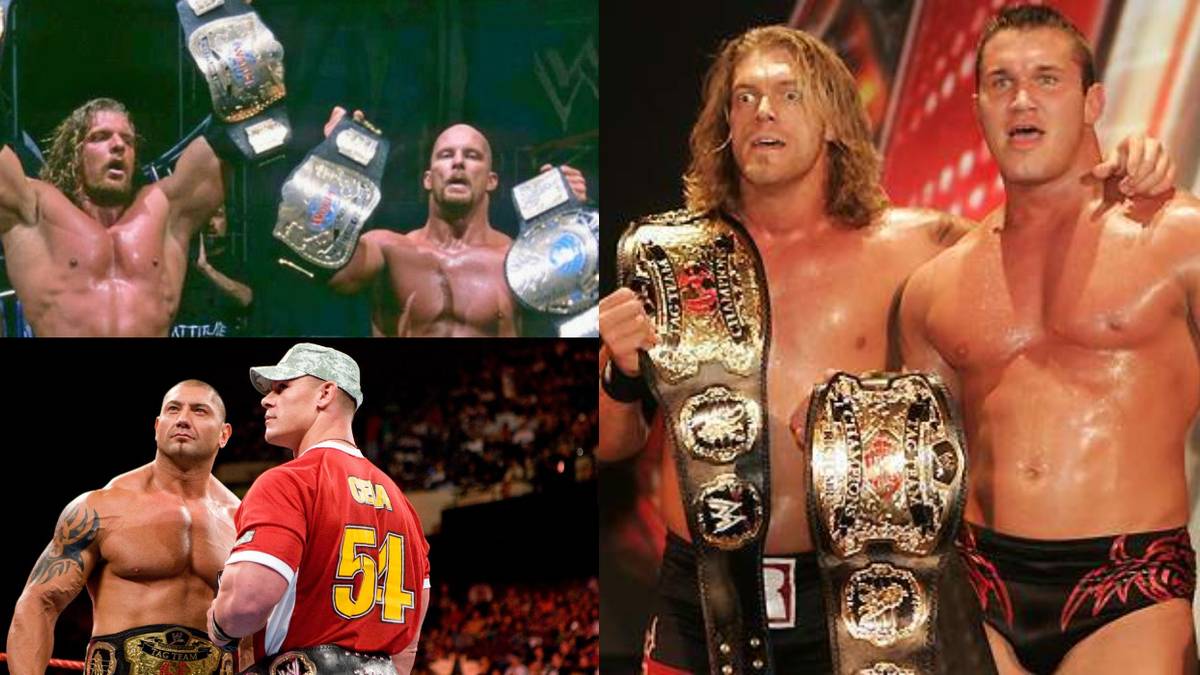 10 Pairs Of WWE World Champions Who Won Tag Team Titles Together
