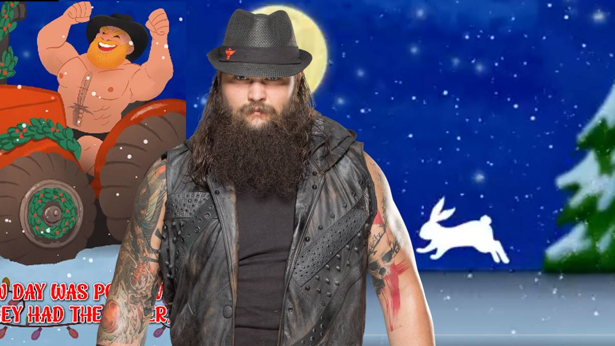 WWE Posts White Rabbit Teaser In Happy Holidays Social Media Cartoon