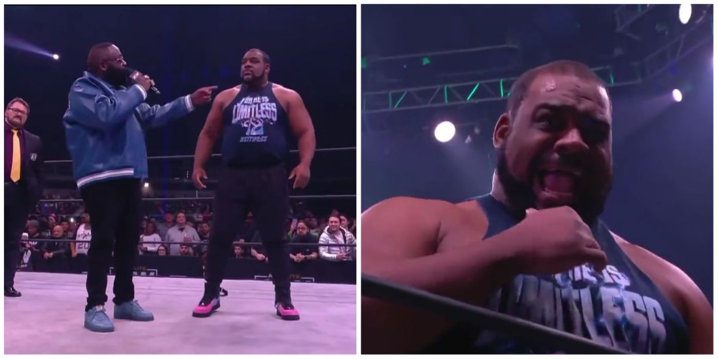 Rick Ross Drops An F-Bomb During Awkward AEW Dynamite Segment
