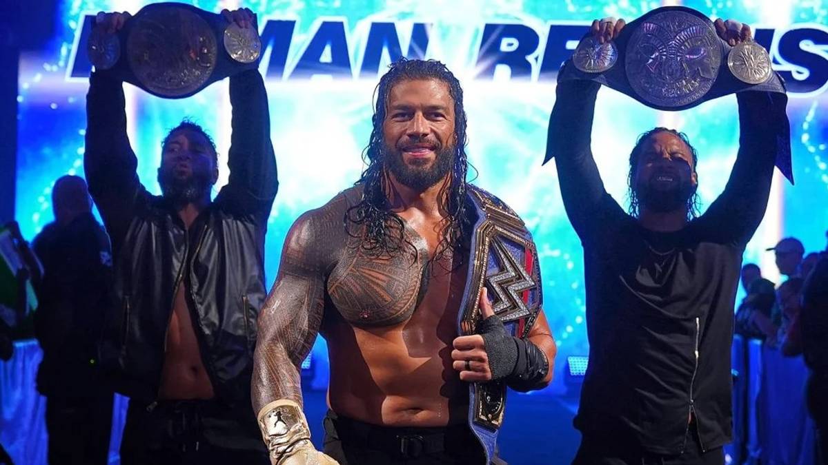 Roman Reigns Rumored To Be Presenting The Usos With New Tag Titles Soon