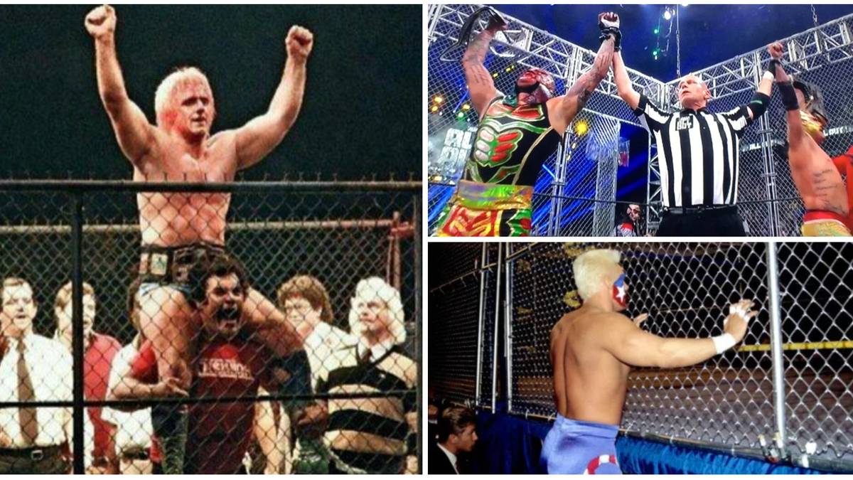 10 Best Cage Matches That Took Place Outside WWE
