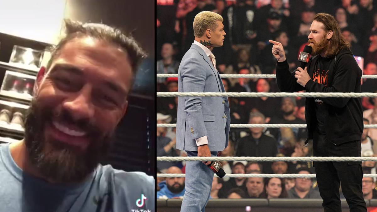 Roman Reigns Sends TikTok Message To Sami Zayn and Cody Rhodes ...