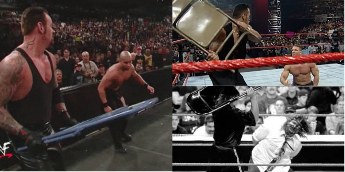 10 Most Brutal Unprotected Chair Shots In WWE History
