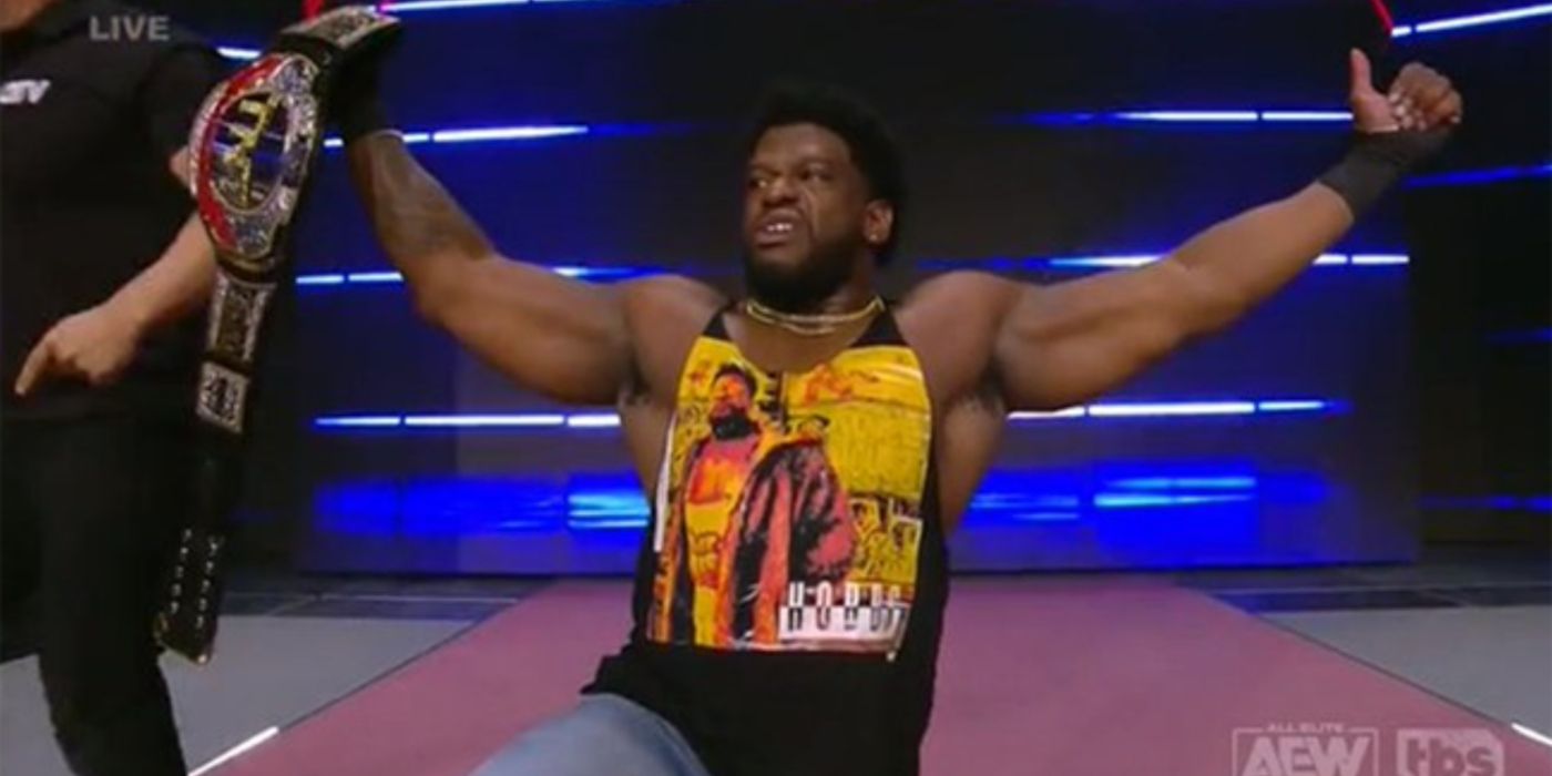 Powerhouse Hobbs Ends Wardlow's TNT Title Reign After Three Days On AEW ...