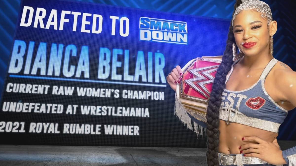 WWE Raw Women's Champion Bianca Belair Drafted To Smackdown