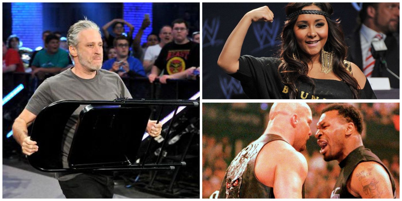10 Times Celebrities Attacked WWE Superstars On TV