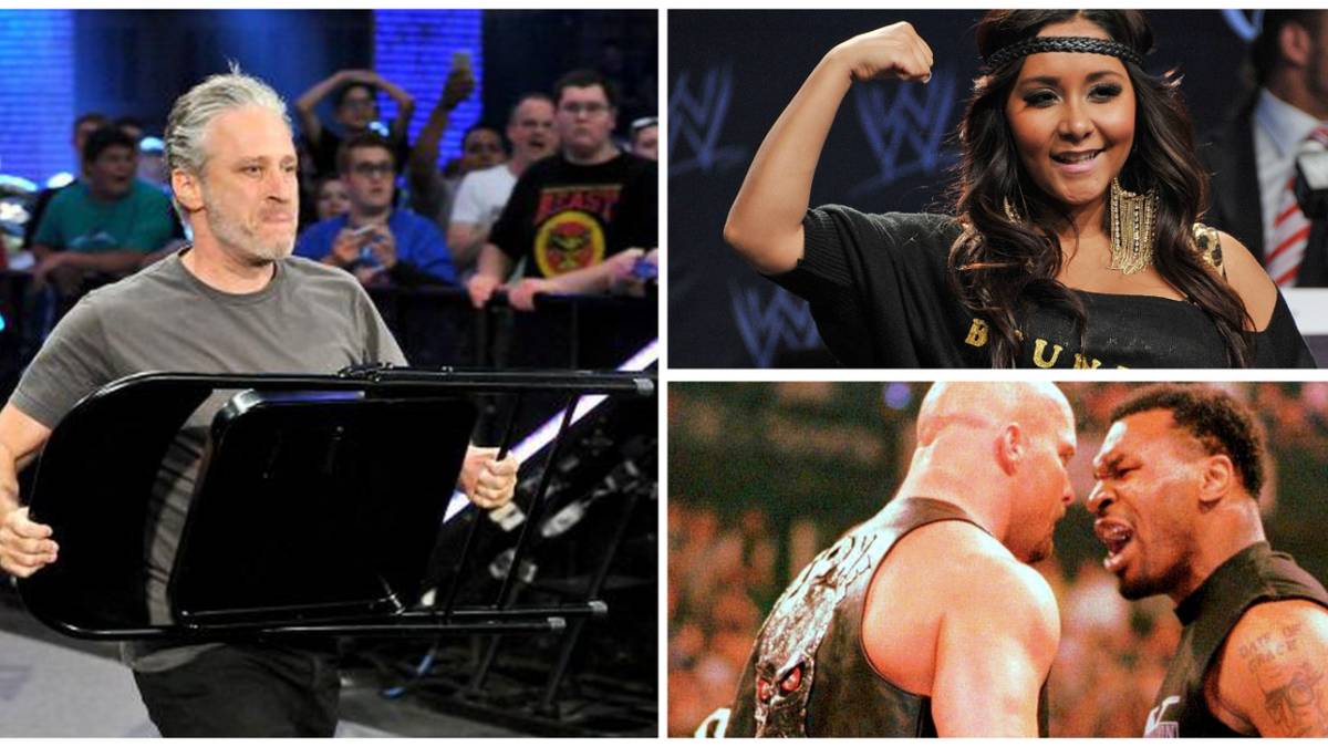 10 Times Celebrities Attacked WWE Superstars On TV