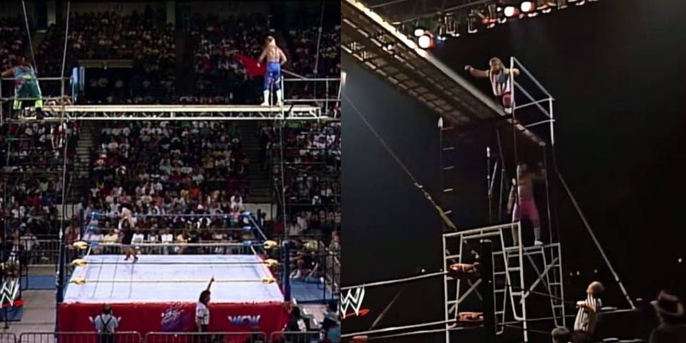 The Scaffold Match: The Most Dangerously Stupid Gimmick Match In ...