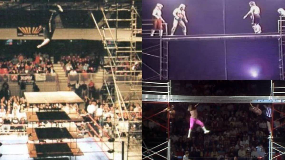 The Scaffold Match: The Most Dangerously Stupid Gimmick Match In ...