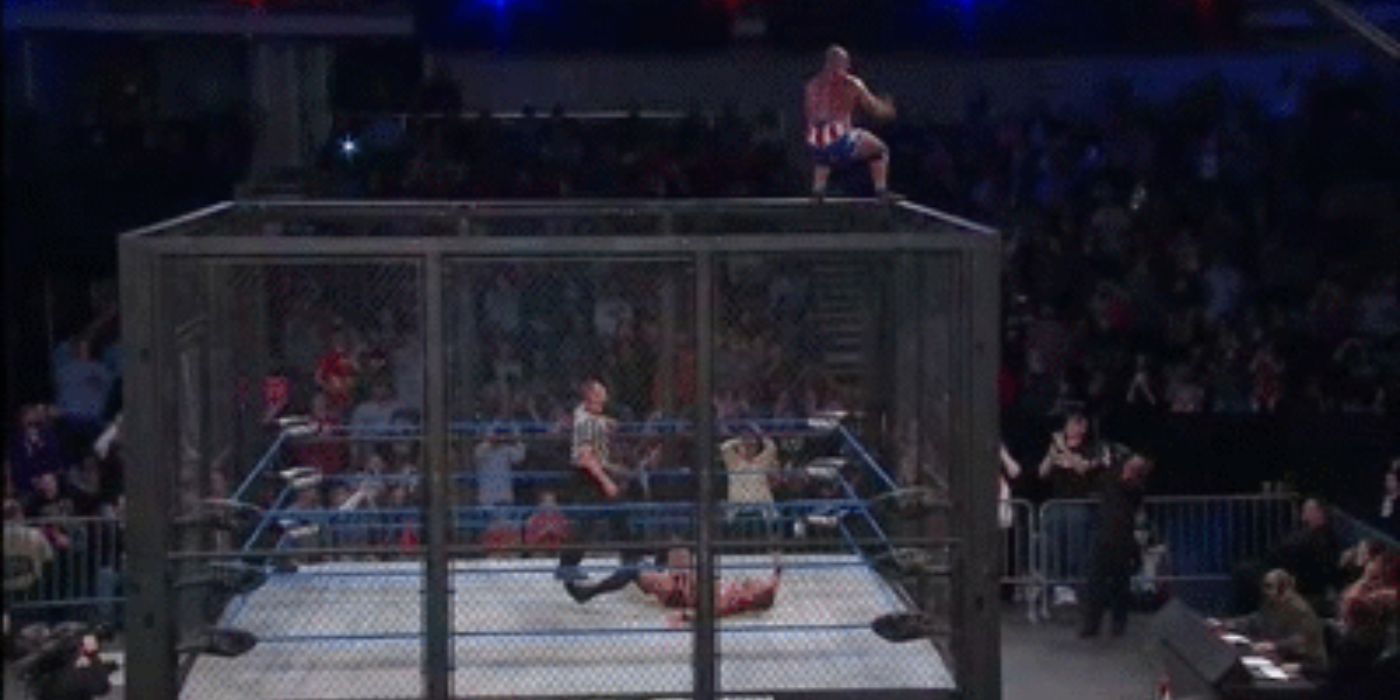 Insane Cage Match Bumps Wrestling Fans Need To See