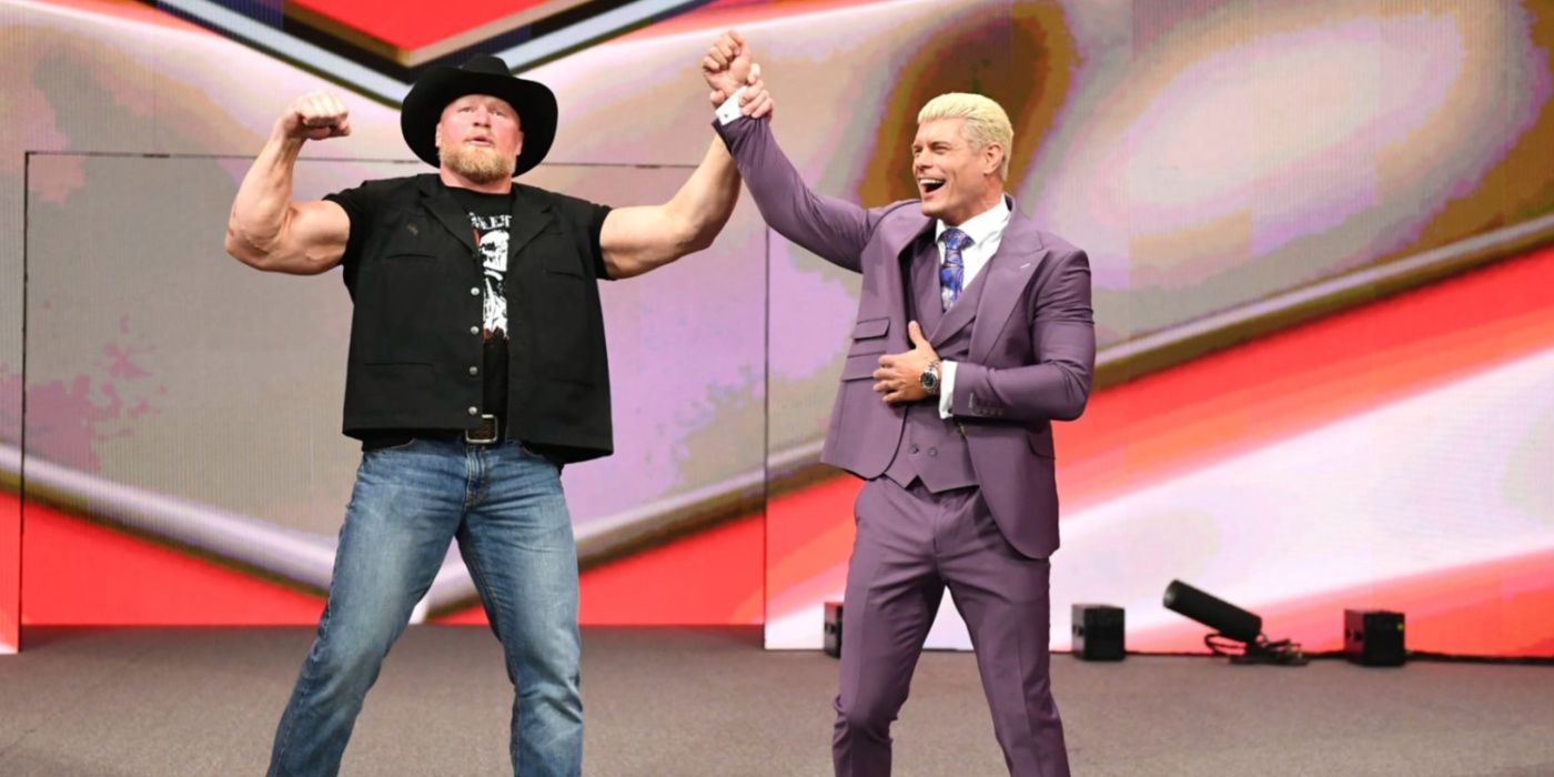 Cody Rhodes vs. Brock Lesnar Dog Collar Match Idea Shot Down