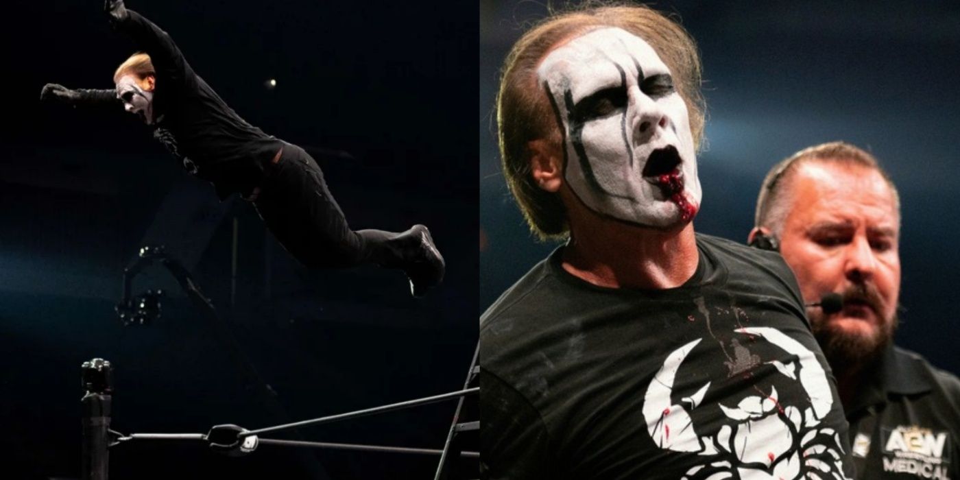 Sting Talks About The Crazy Table Bump He Did On AEW Dynamite