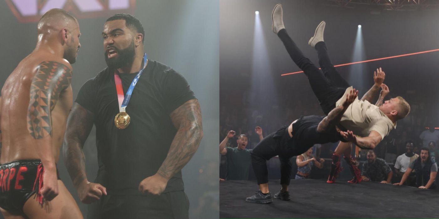 Gable Steveson Finally Shows Up In WWE, Suplexes Everyone