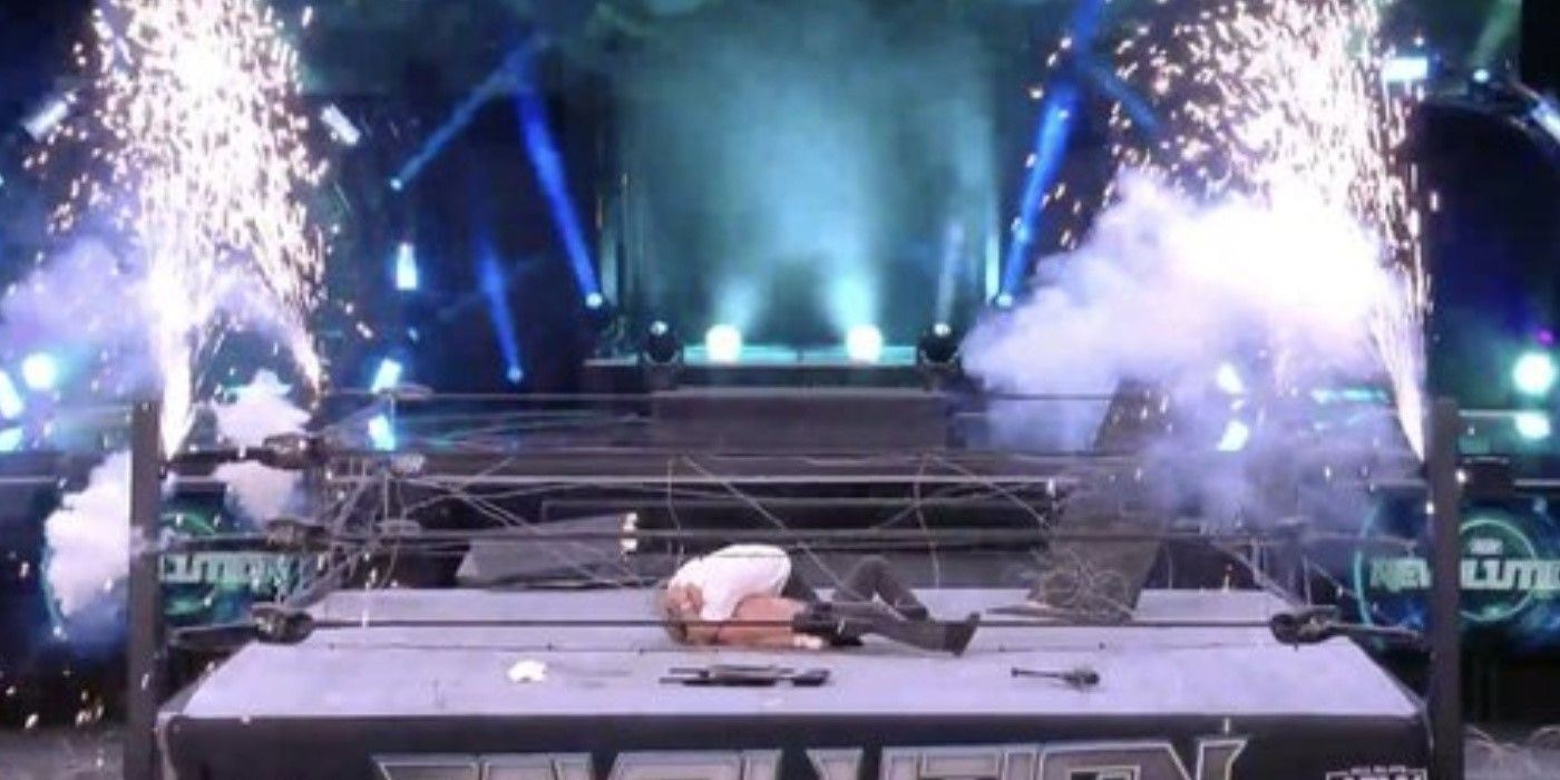 Why AEW's 1st Exploding Barbed Wire Death Match Was Such A Disaster