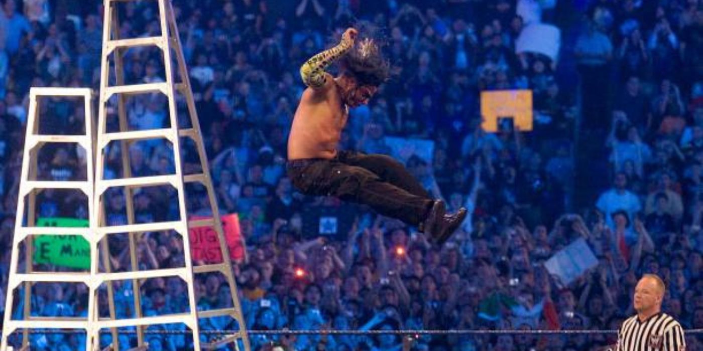 10 Most Dangerous Spots In WWE WrestleMania History