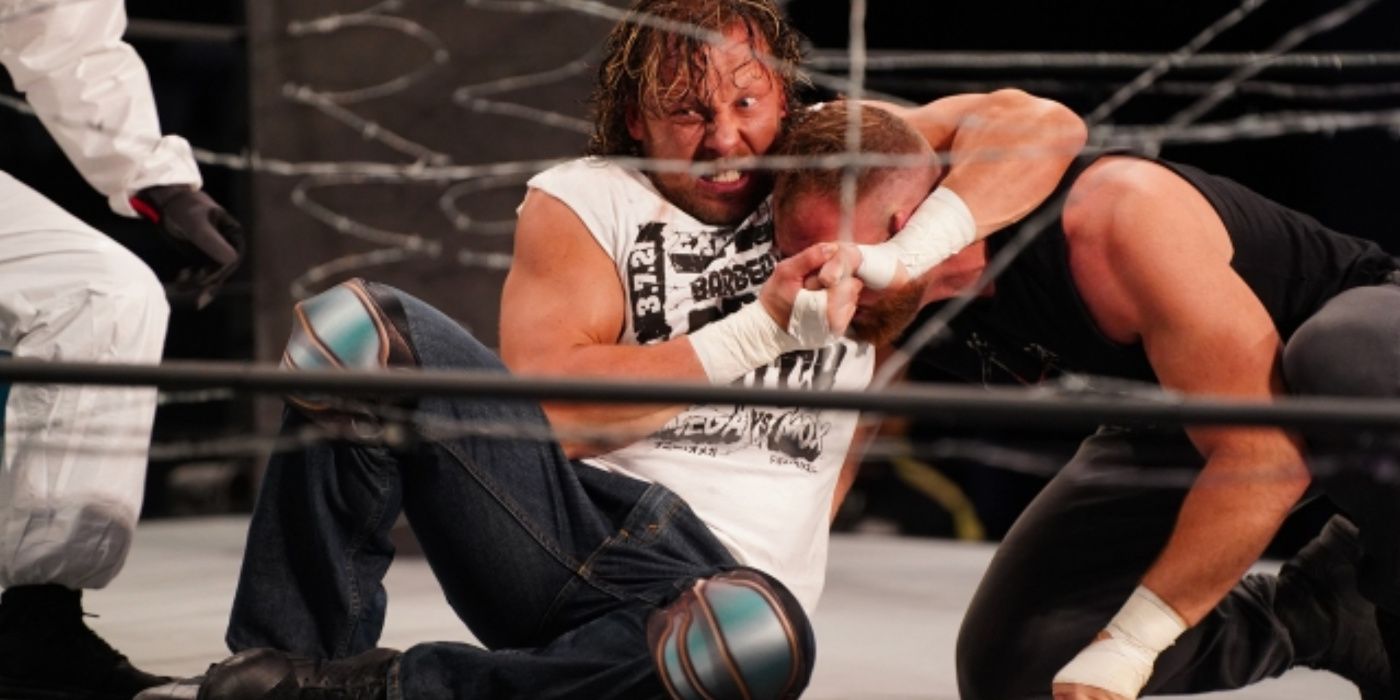 Why AEW's 1st Exploding Barbed Wire Death Match Was Such A Disaster