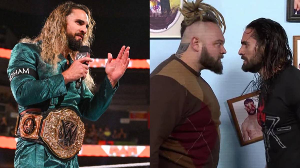 Seth Rollins Wore Bray Wyatt Sideplates On His World Title On Raw