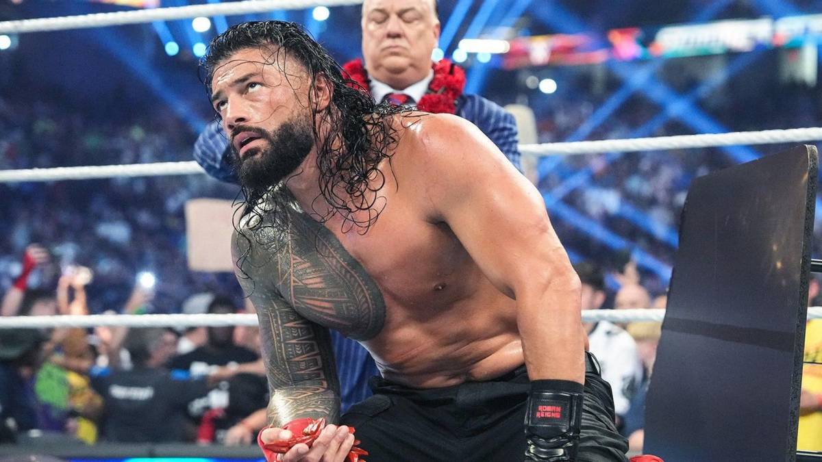 Roman Reigns Was Injured In His Tribal Combat Match With Jey Uso At ...