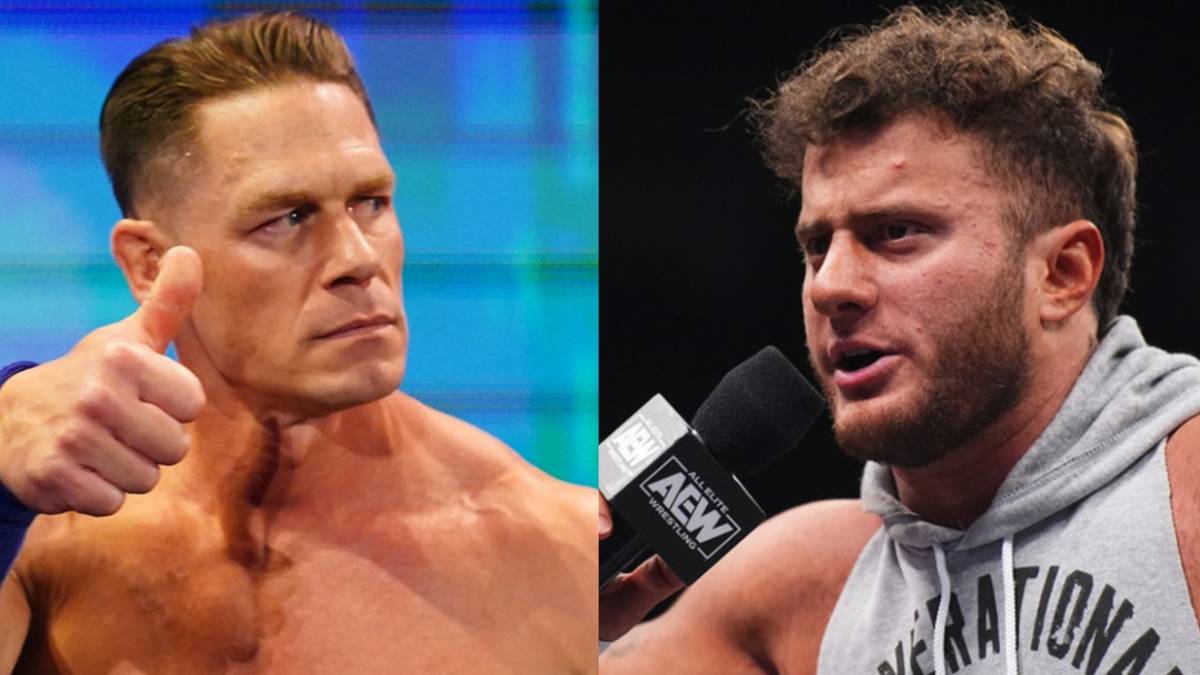 John Cena And MJF Meet On The Iron Claw Red Carpet
