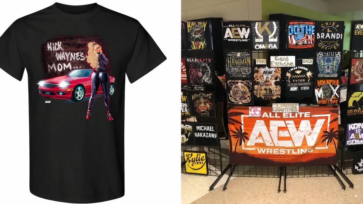 AEW Under Fan Criticism For Very Poor T-Shirt Designs