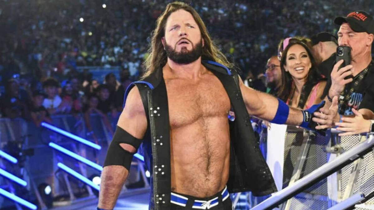 AJ Styles Overwhelmed by Fan Support in Paris WWE RAW Match