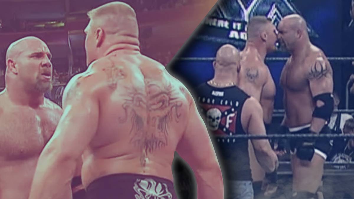 An Angry WWE Fanbase Created An Awkward WrestleMania Match Between Goldberg And Brock Lesnar