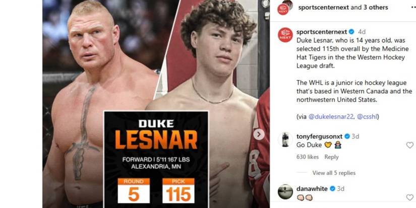 The Mini Beast Has Been Unleashed: Brock Lesnar's Son Gets Drafted To ...