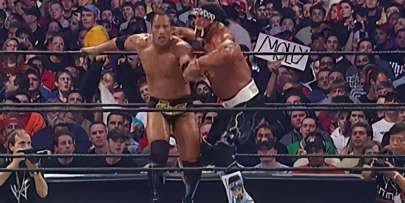 The Rock Honors Hulk Hogan With Incredible WrestleMania 18 Throwback