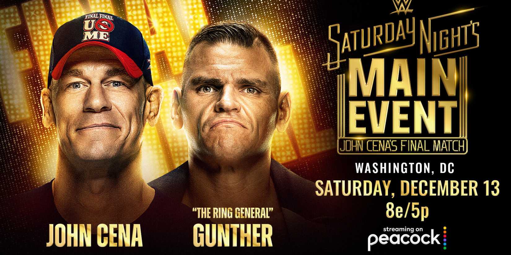 WWE Saturday Night's Main Event December 2025: Match Card, Start Time ...