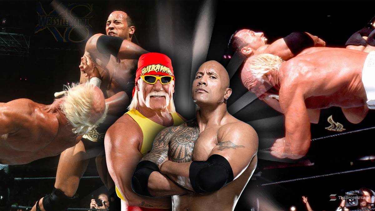 Hulk Hogan The Rock And Kane Segment