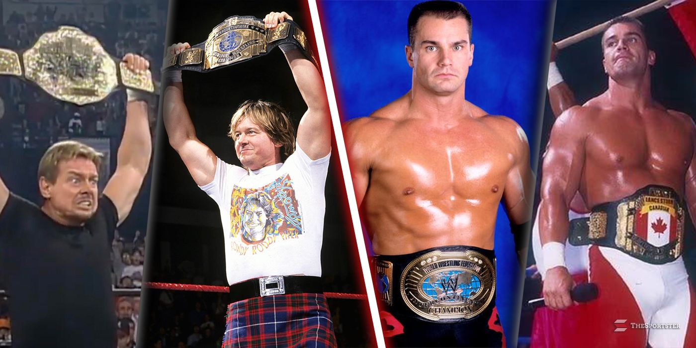 Wrestlers Who Only Won Mid-Card Champions In WWE & WCW