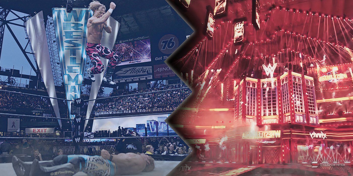 Amazing Photos Of The Wwe Wrestlemania 29 Set Arena